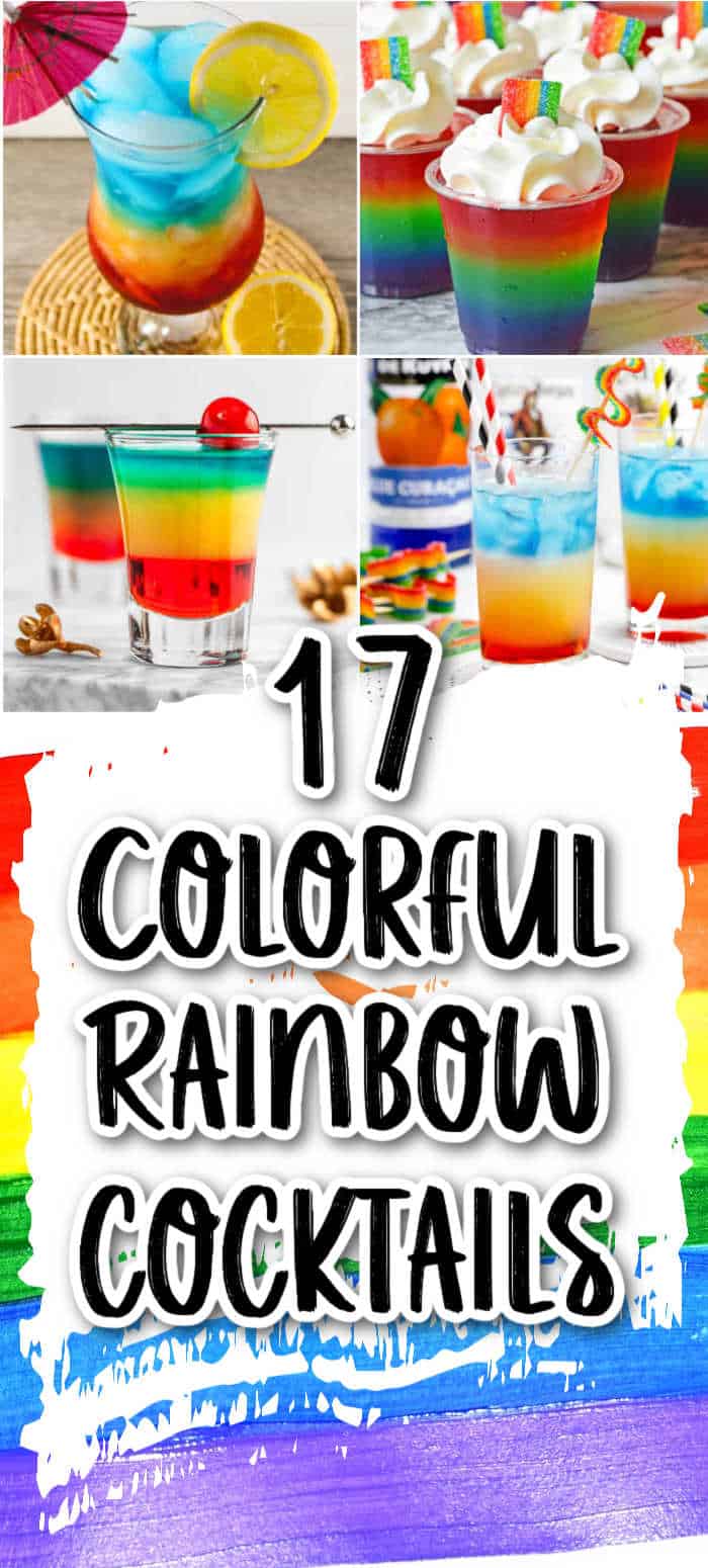 17 Colorful Rainbow Cocktails