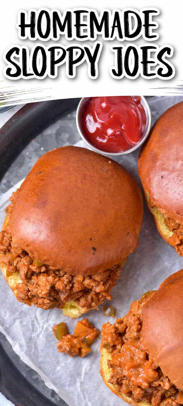The BEST Homemade Sloppy Joes
